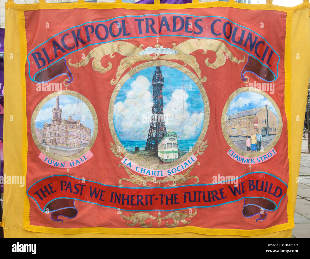 Trade union banner hi-res stock photography and images - Alamy
