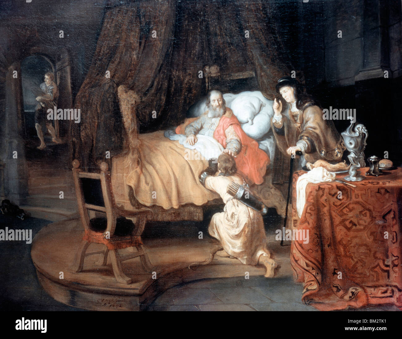 Isaac blessing jacob hi-res stock photography and images - Alamy