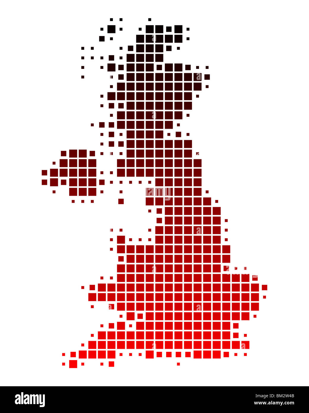 Map of Great Britain Stock Photo - Alamy
