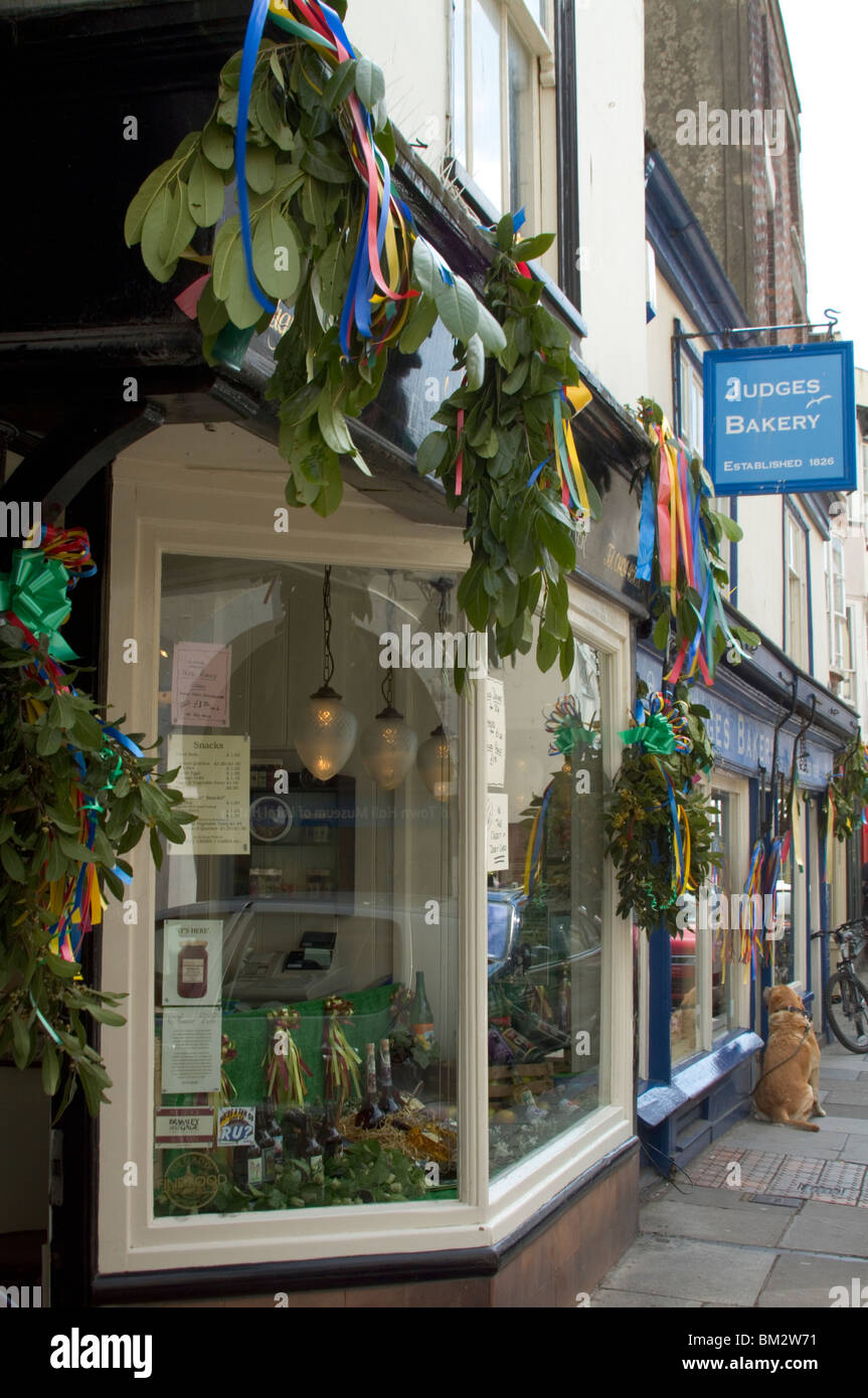 May Day decorations in Hastings Stock Photo - Alamy