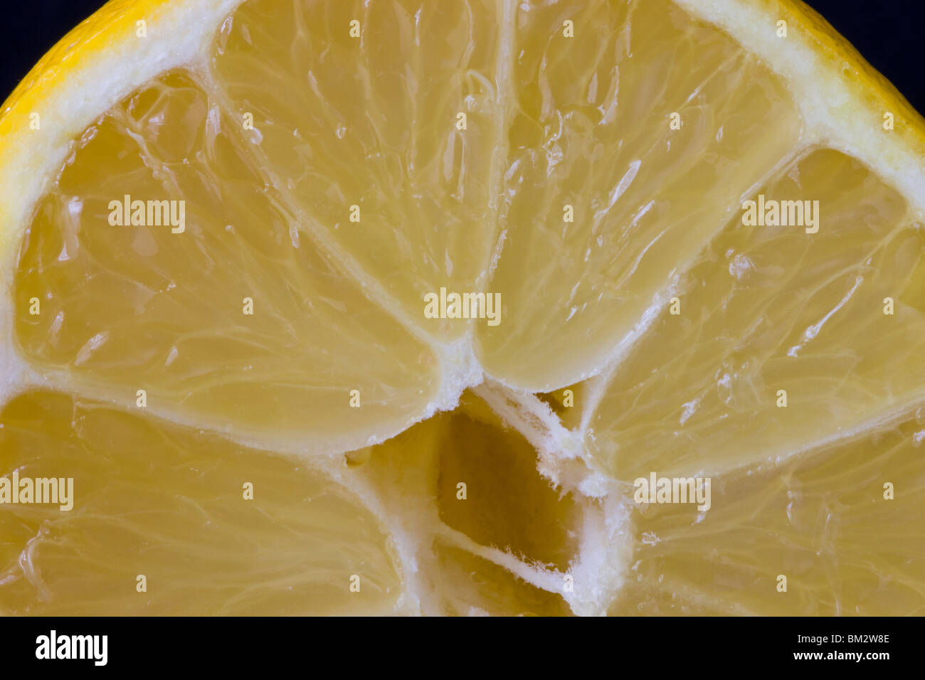 Lemon in close up Stock Photo - Alamy