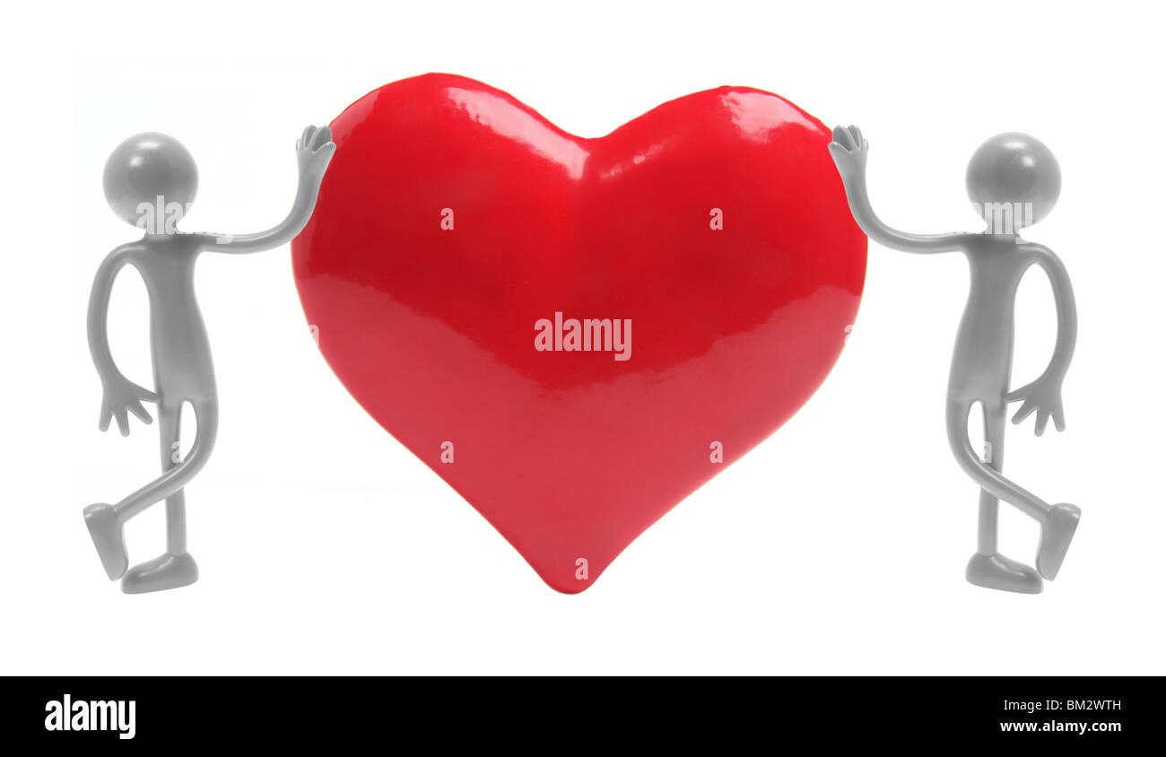 Red and white figures Cut Out Stock Images & Pictures - Alamy