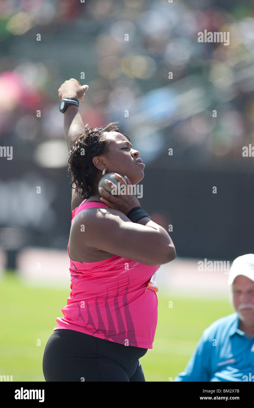 Michelle carter shot put hi-res stock photography and images - Alamy