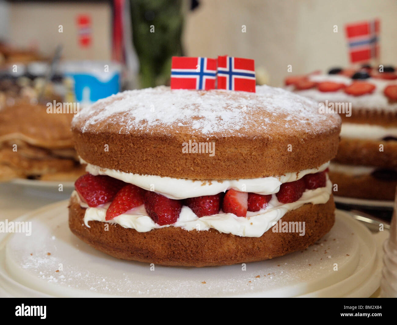 Constitution day norway cake hi-res stock photography and images - Alamy