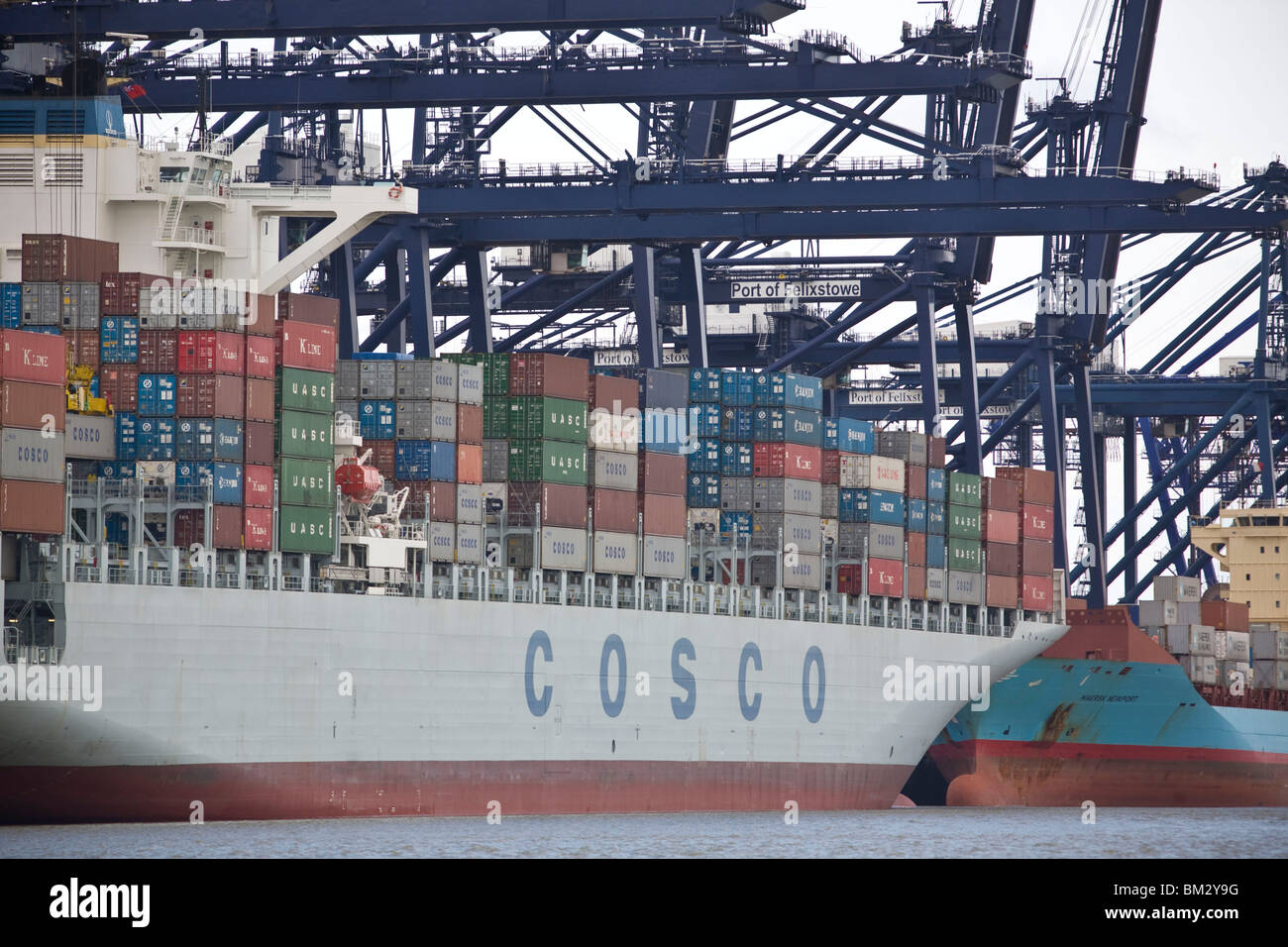 Port Of Felixstowe Container Port,Suffolk,UK Stock Photo - Alamy