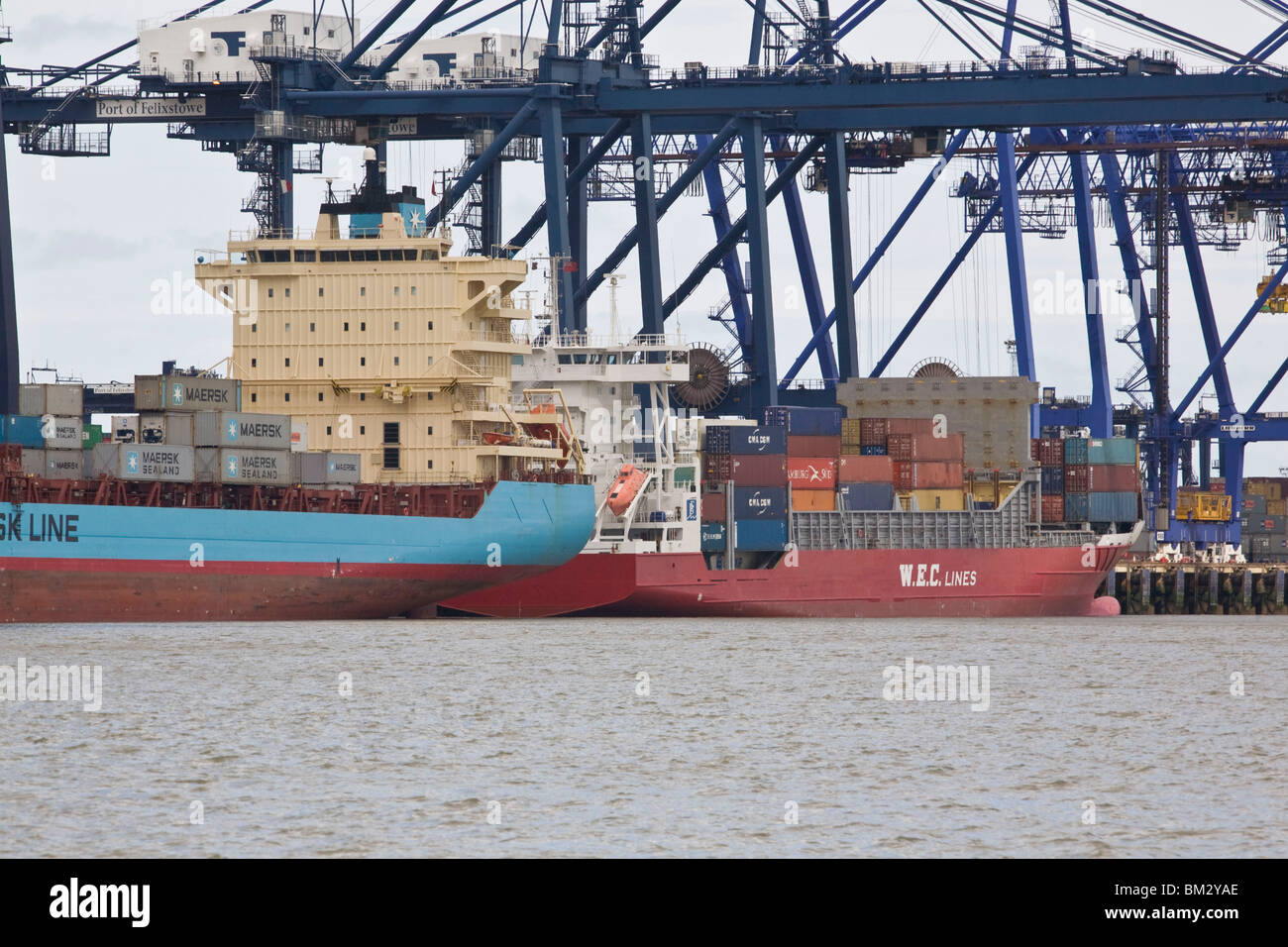 Port Of Felixstowe Container Port,Suffolk,UK Stock Photo - Alamy