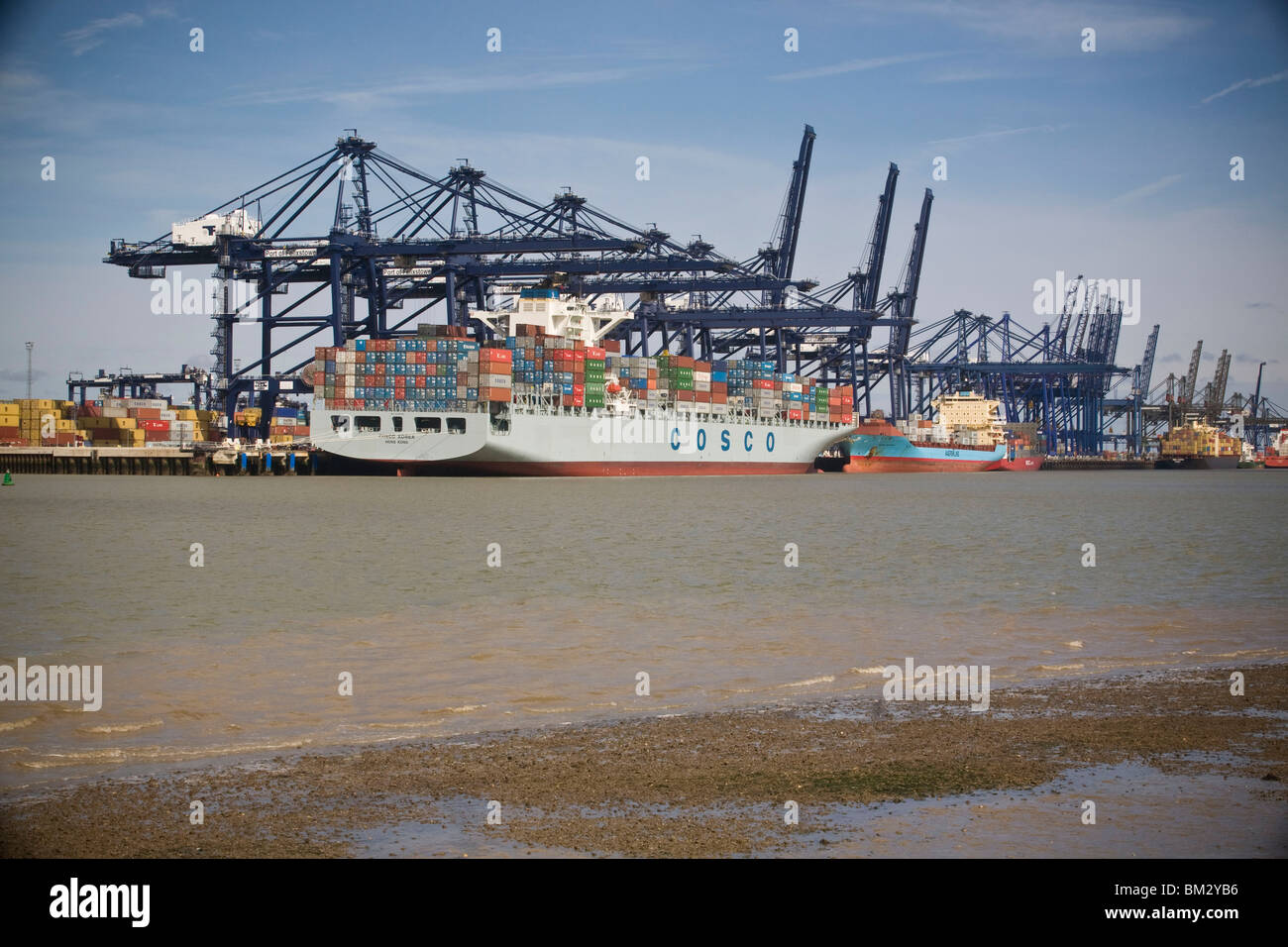 Port Of Felixstowe Container Port,Suffolk,UK Stock Photo - Alamy