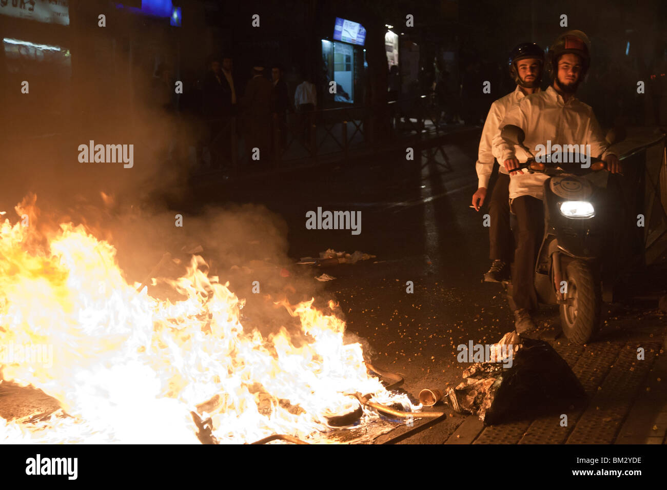 Ultra-Orthodox Haredim put up a last stand in Jerusalem protesting an ...