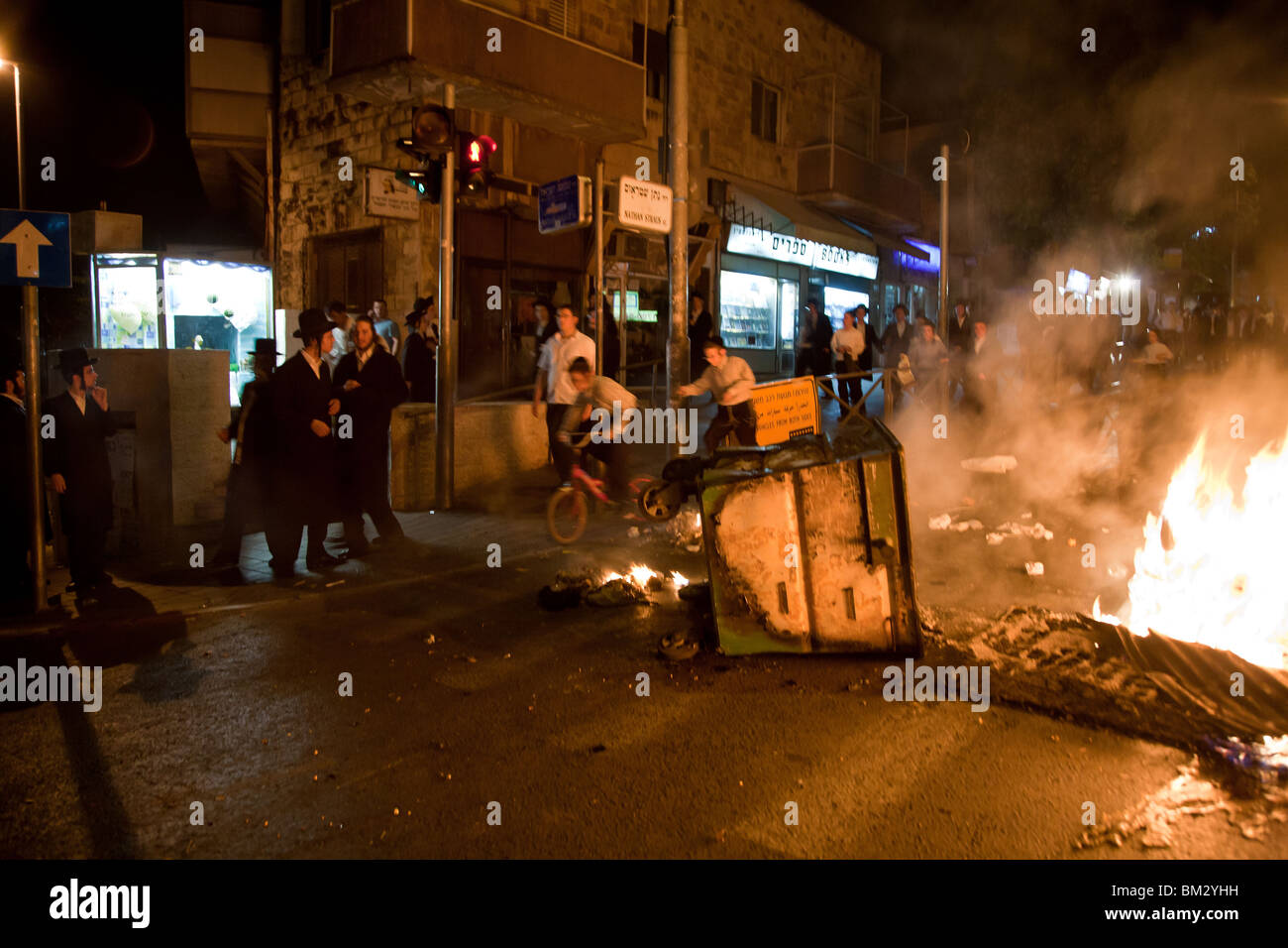 Ultra-Orthodox Haredim put up a last stand in Jerusalem protesting an ...