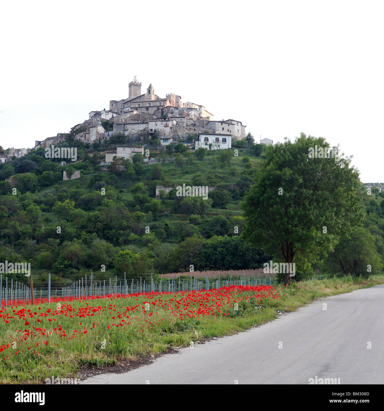The Village of Capestrano, Abruzzo, Italy Stock Photo - Alamy