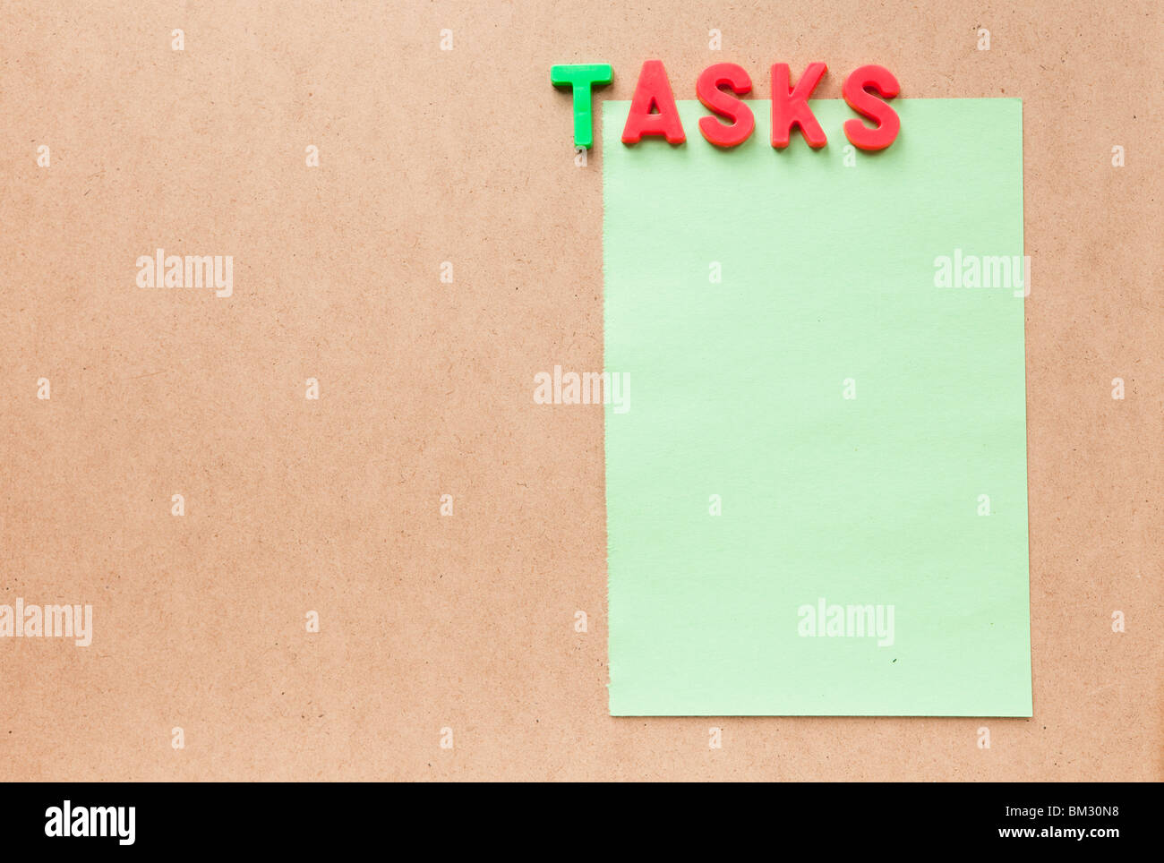 Blank tasks list hi-res stock photography and images - Alamy