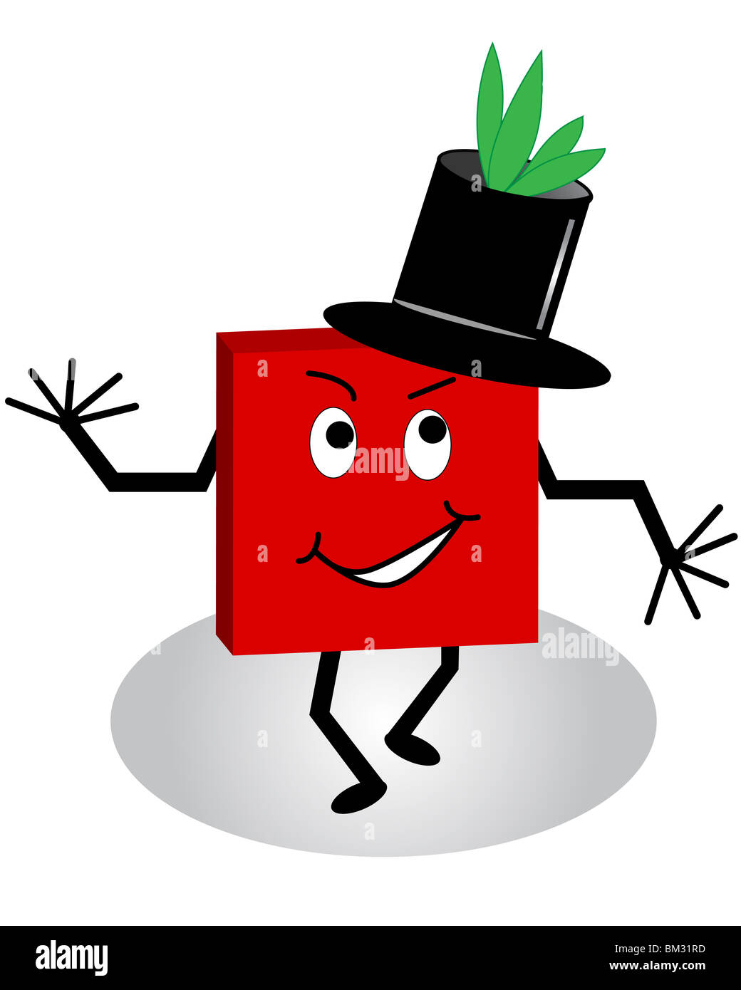 Cartoon top hat hi-res stock photography and images - Alamy