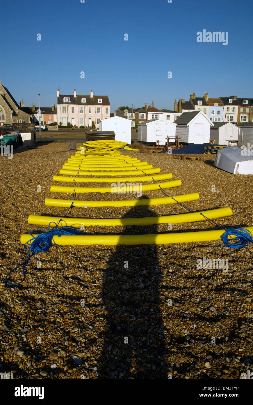 Deal Walmer Kent UK Seafront Beach Fishing Boats Stock Photo - Alamy