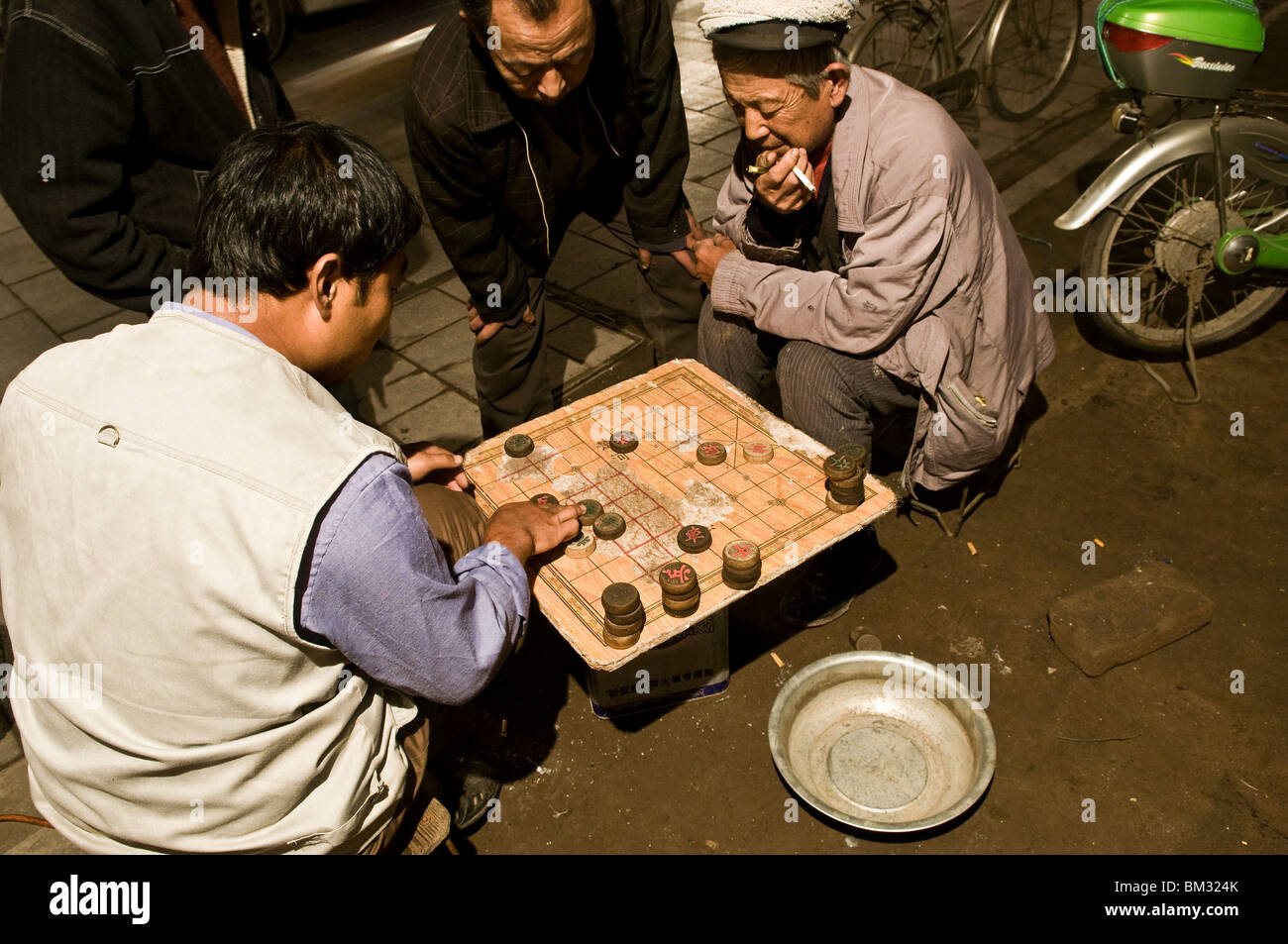 Playing Chinese Chess In Old High Resolution Stock Photography and ...