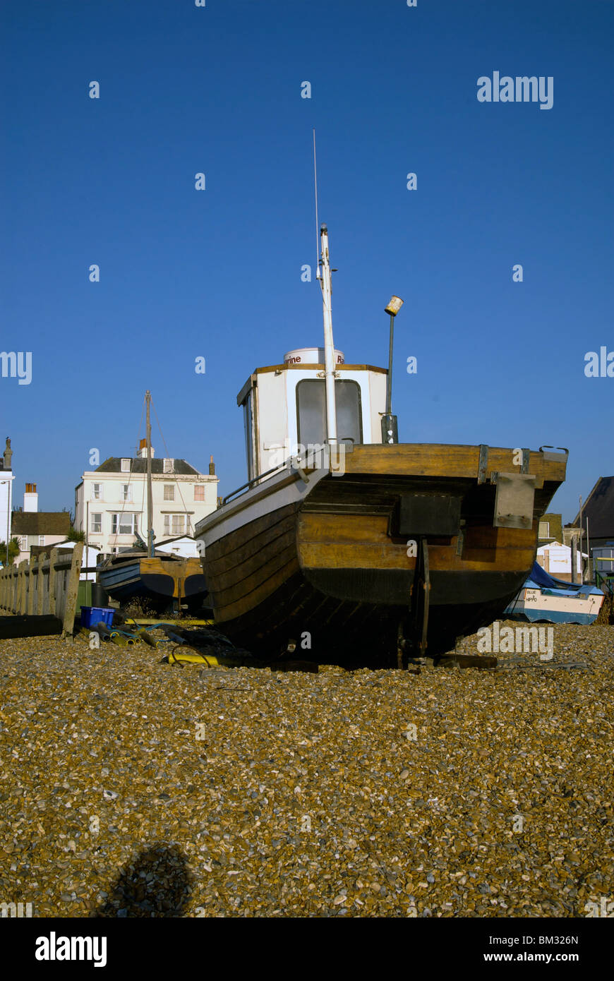 Deal Walmer Kent UK Seafront Beach Fishing Boats Stock Photo - Alamy
