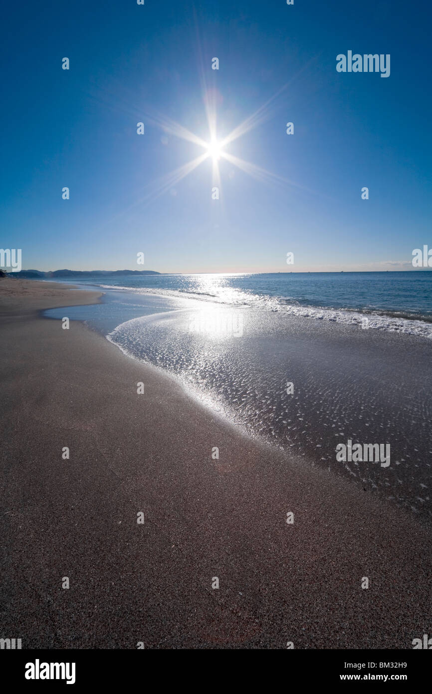 Sunshine and Ocean Stock Photo - Alamy