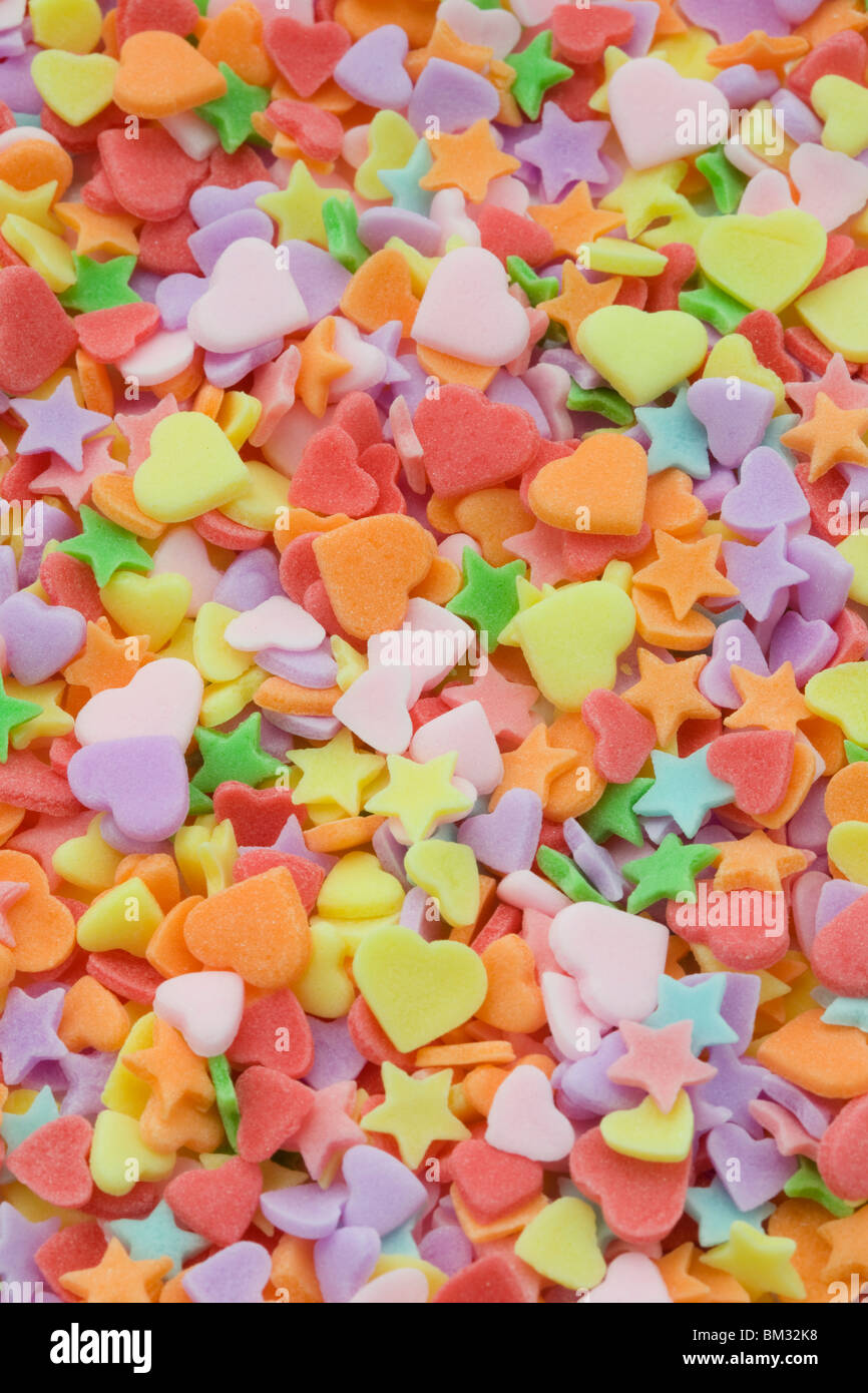 Stack of colorful candies, close up, full frame Stock Photo - Alamy