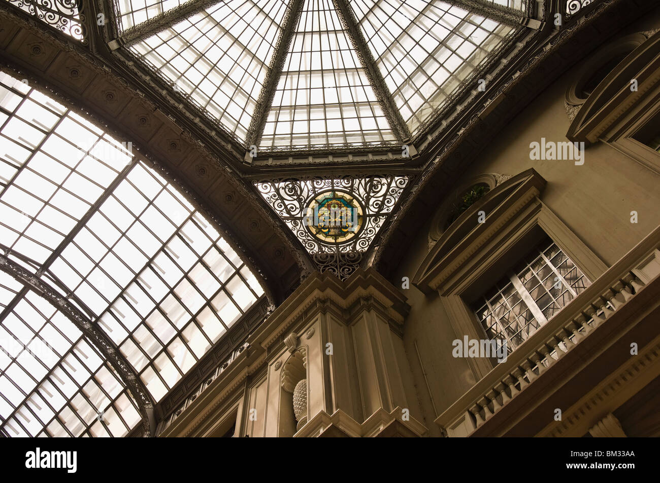 City Hall building, Gallery glass roof, Guayaquil, Ecuador Stock Photo ...