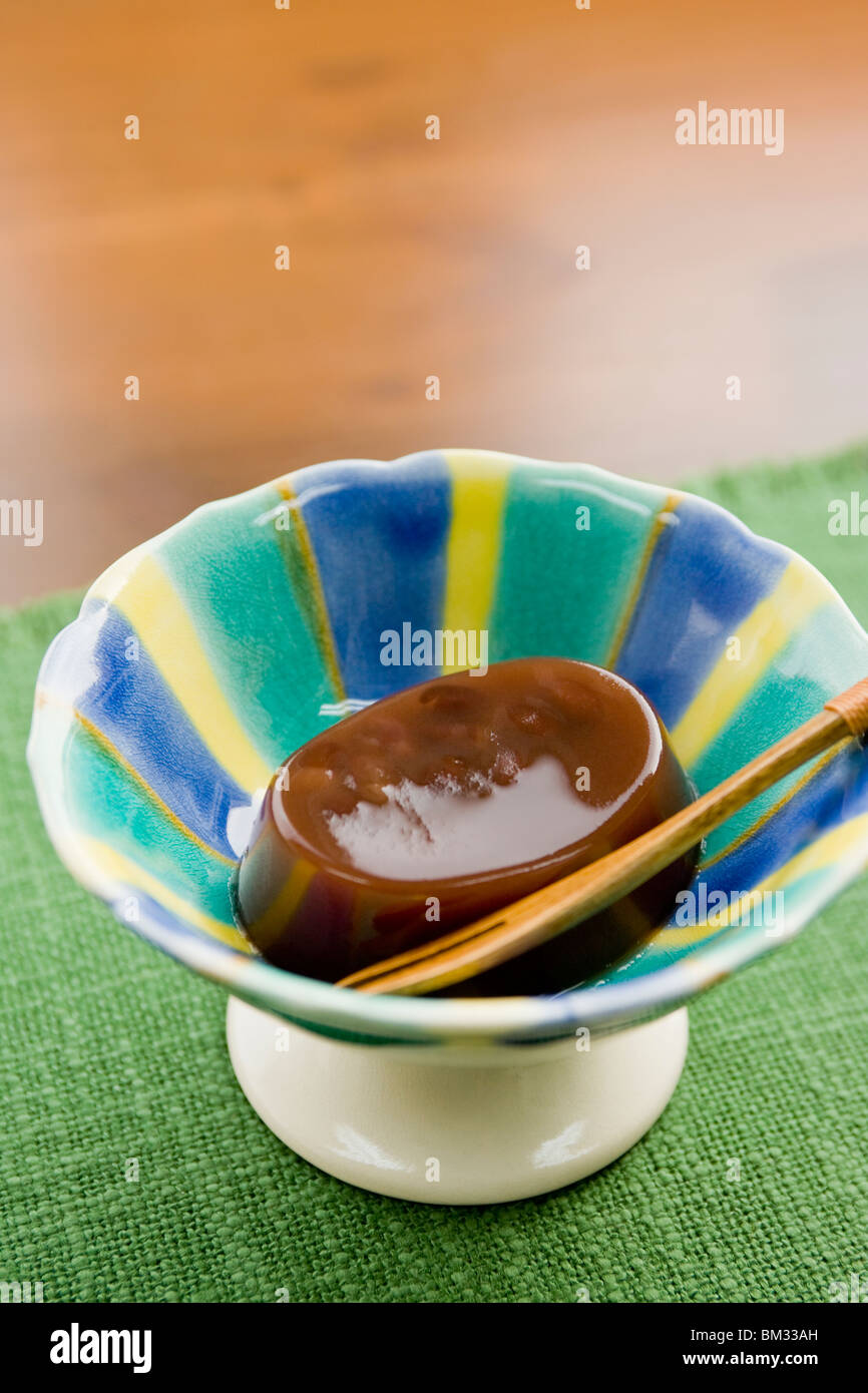 Japanese wagashi dessert Stock Photo - Alamy
