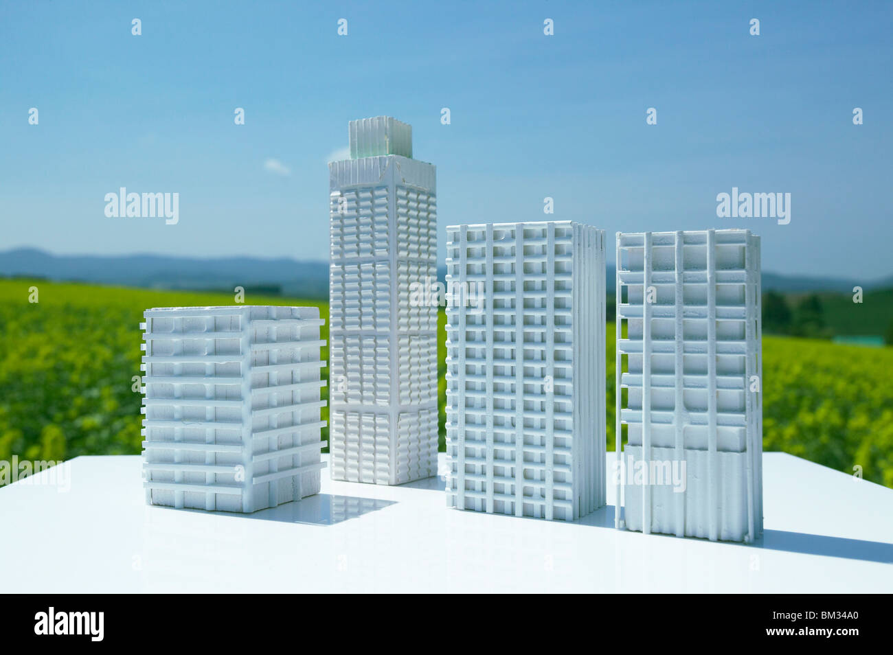 Architectural models in the field Stock Photo - Alamy
