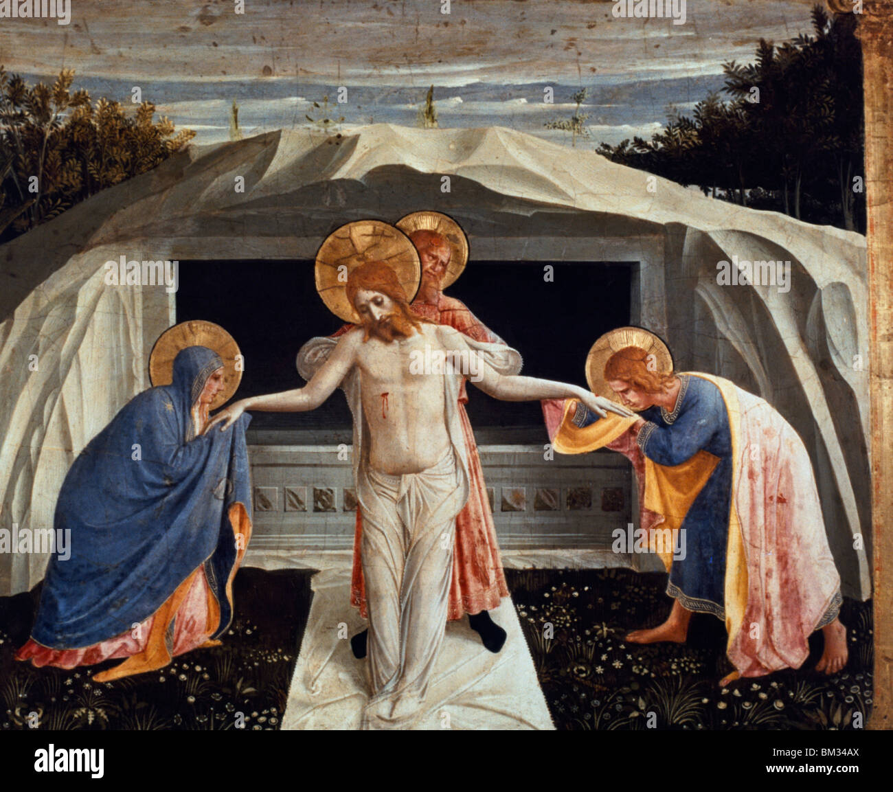 Burial of Christ by Fra Angelico, (1387-1455), Germany, Munich, Alte ...