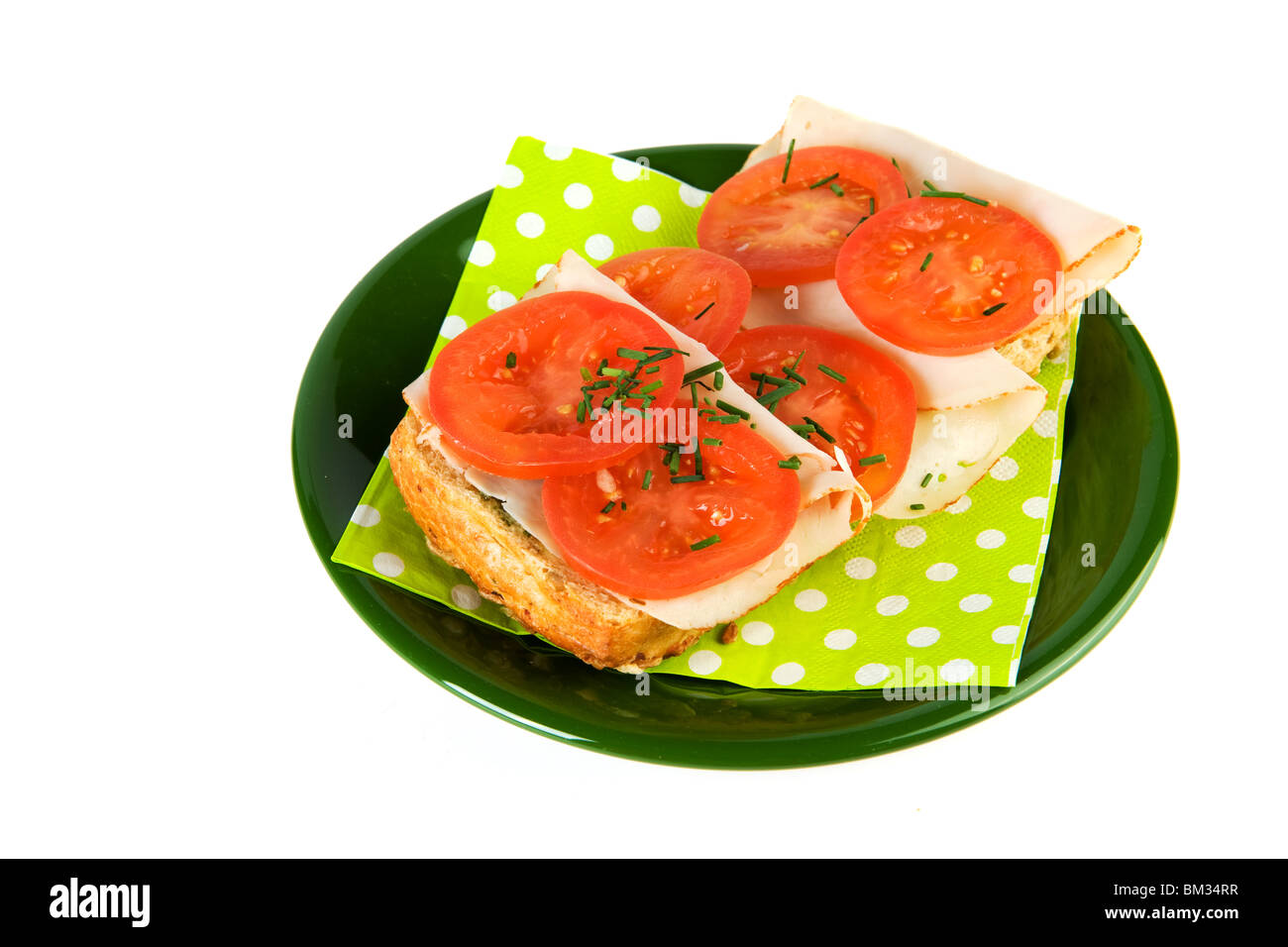 Dotted napkin with chives hi-res stock photography and images - Alamy