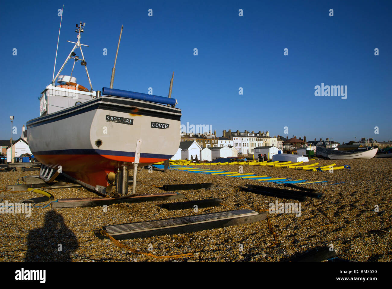 Deal Walmer Kent UK Seafront Beach Fishing Boats Stock Photo - Alamy