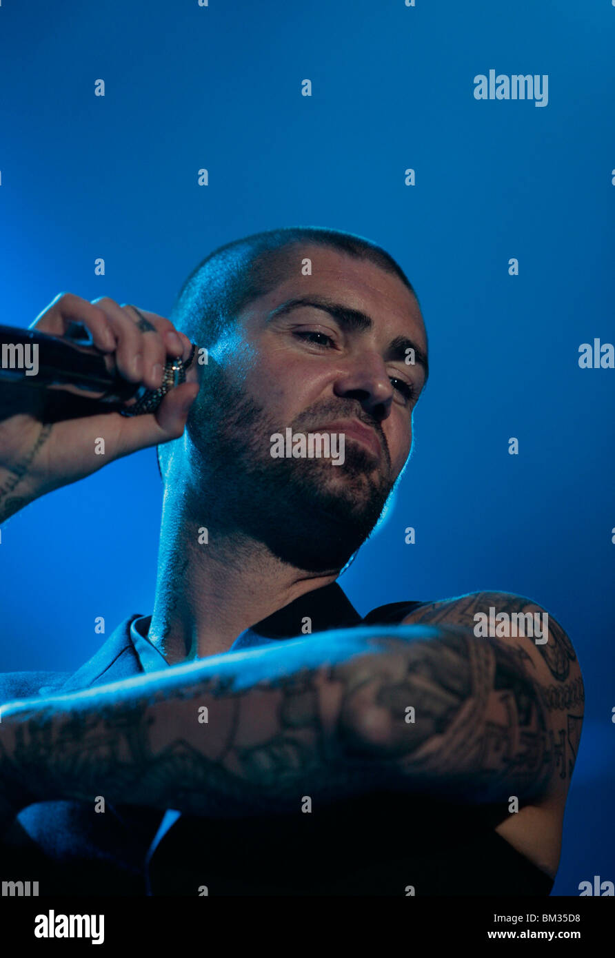 Shane Lynch of boyzone performs onstage during the first night of their ...