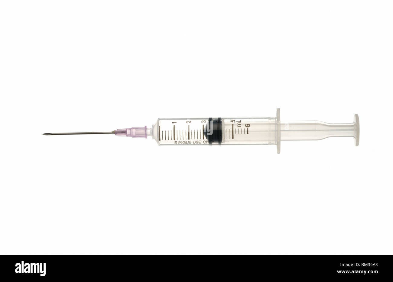 Syringe, white background Stock Photo - Alamy