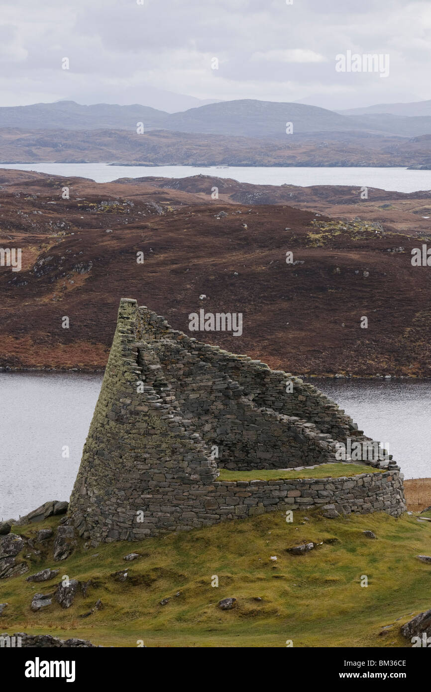 Dun Carloway, the Carloway Broch, Isle of Lewis Stock Photo - Alamy