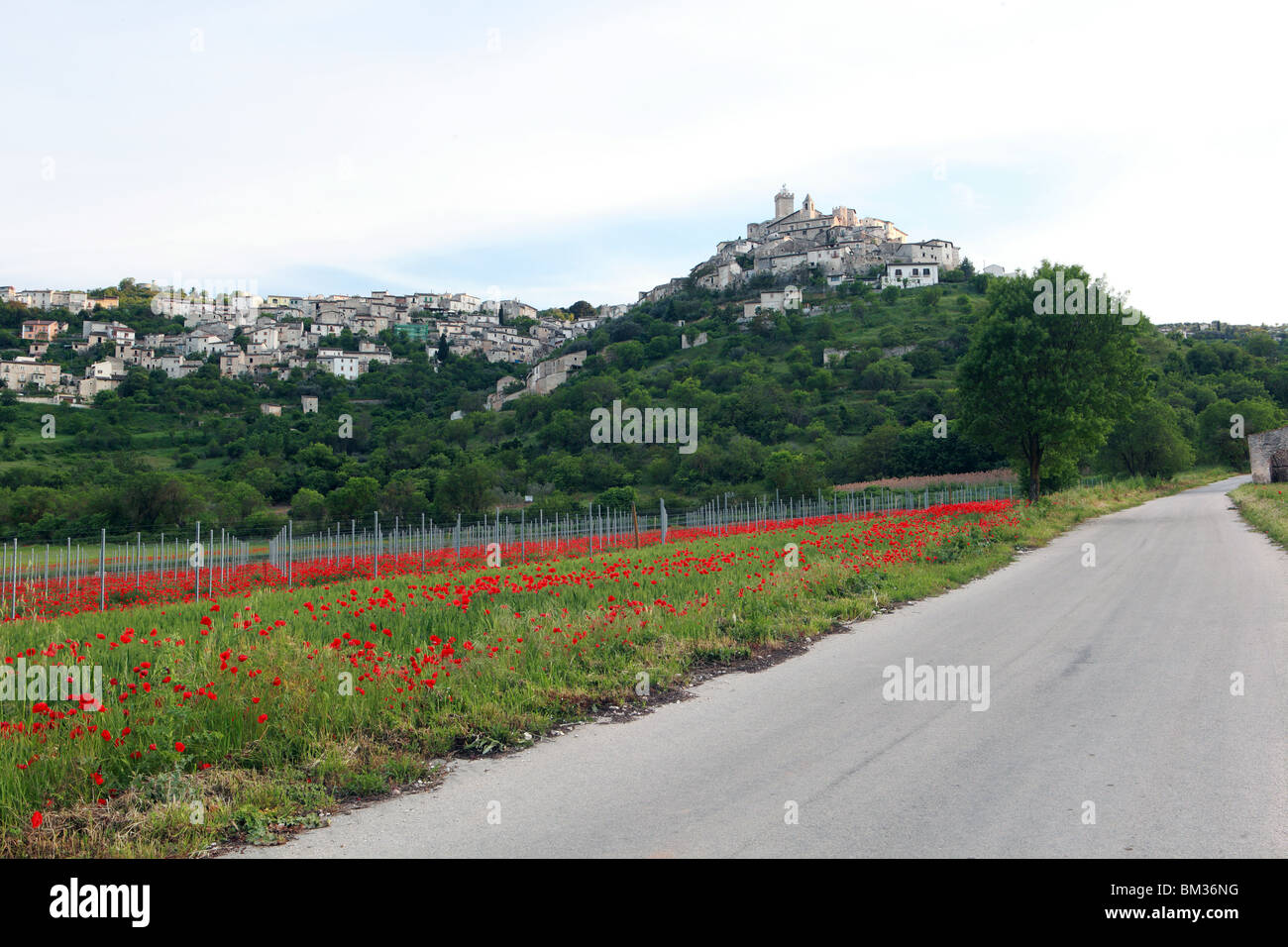 The Village of Capestrano, Abruzzo, Italy Stock Photo - Alamy