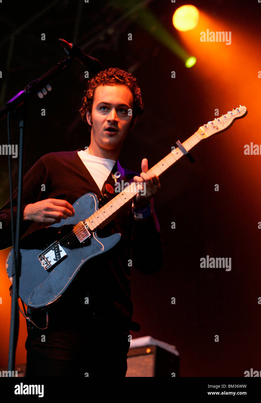 Tom Smith of the Editors in concert at Tennents Vital Belfast August ...