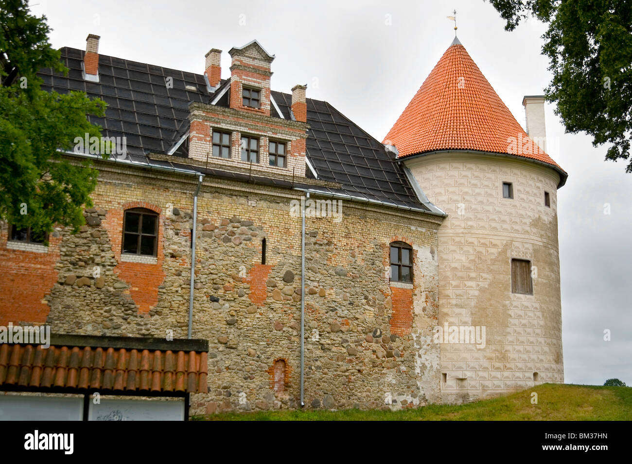 Bauska Castle is a complex consisting of the ruins Stock Photo - Alamy