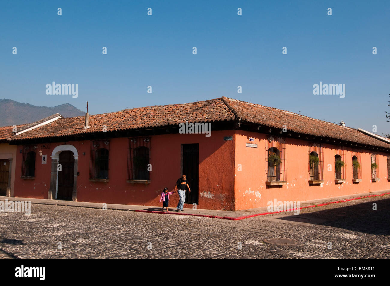 Colonial buildings, Antigua, Guatemala Stock Photo - Alamy