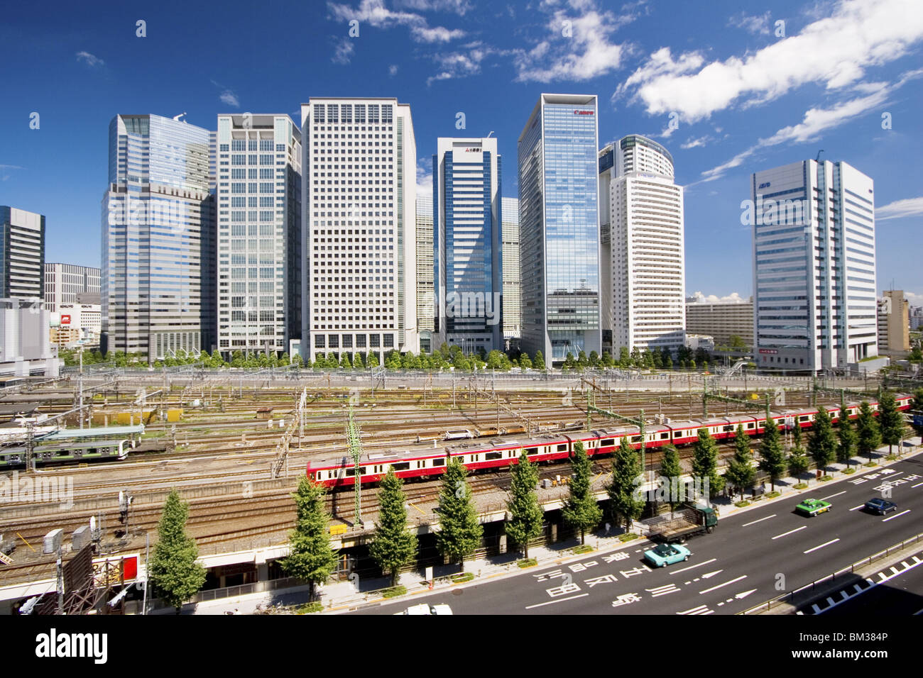 Office buildings, Tokyo prefecture, Japan Stock Photo - Alamy