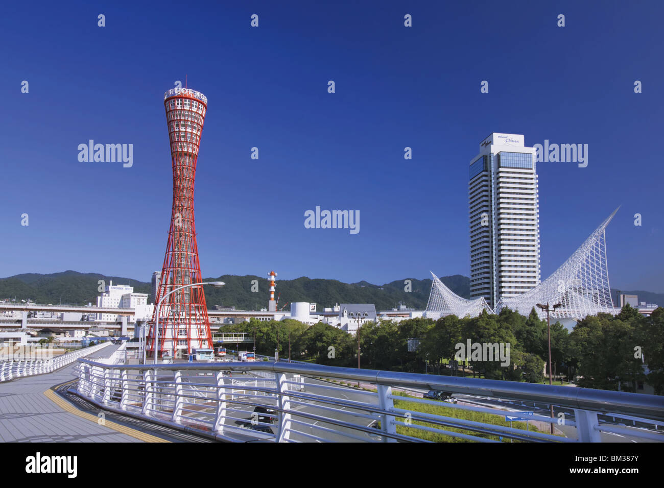 Port Tower at Port of Kobe, Kobe city, Hyogo prefecture, Japan Stock ...