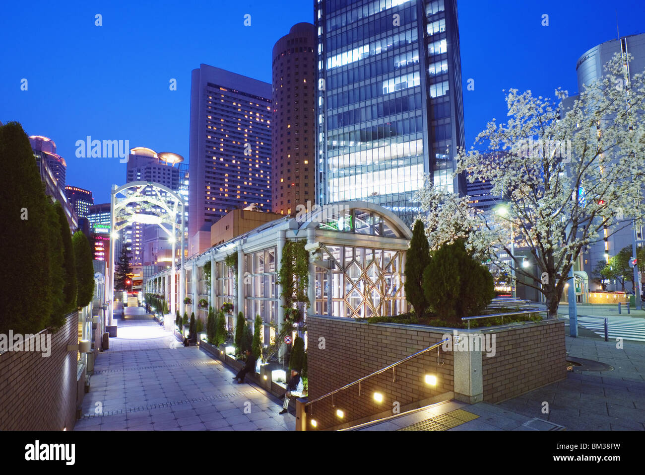 Night View of Urban Area Stock Photo - Alamy