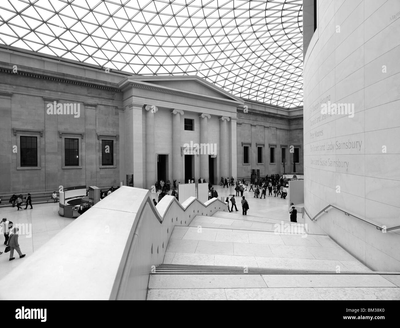 Interior of british museum Black and White Stock Photos & Images - Alamy