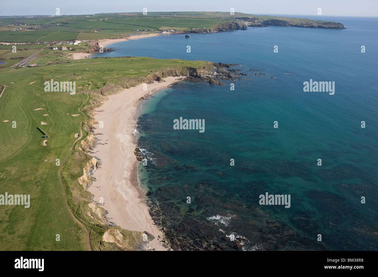 aerial Views of Thurlstone. Devon UK Stock Photo - Alamy