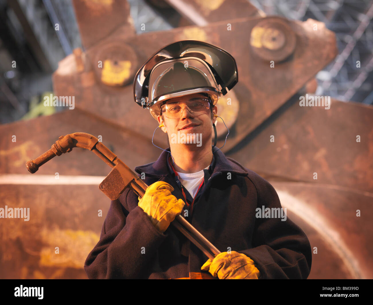 Mill Factory Worker Man Portrait High Resolution Stock Photography and ...