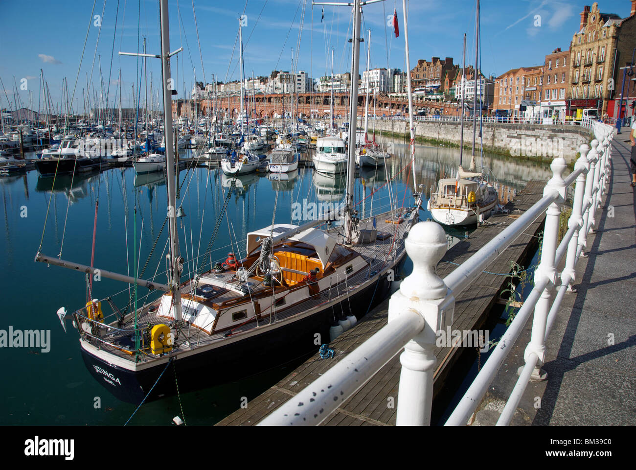 Ramsgate Kent UK Seafront Harbor Harbour Marina Stock Photo - Alamy