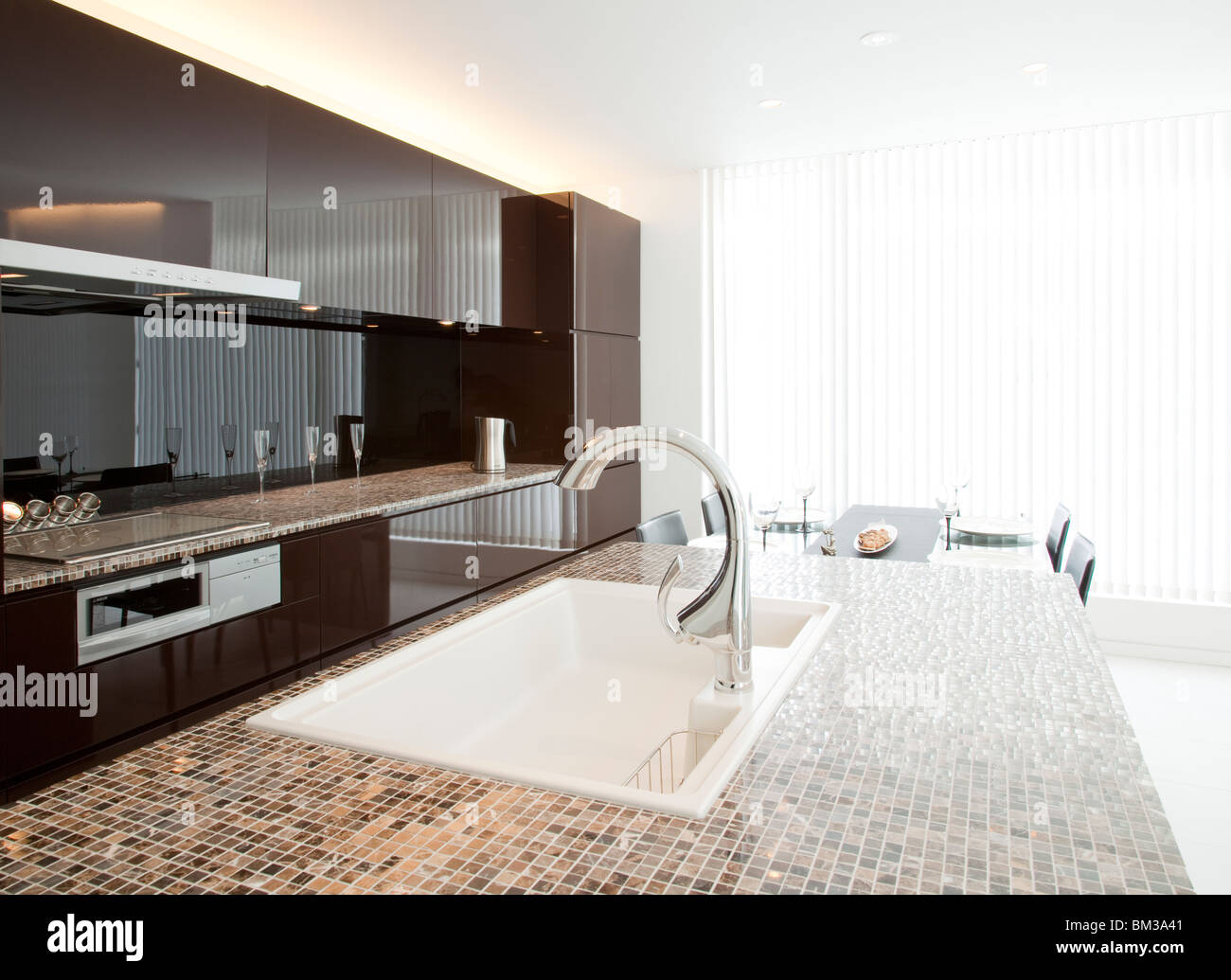 Modern kitchen interior Stock Photo - Alamy