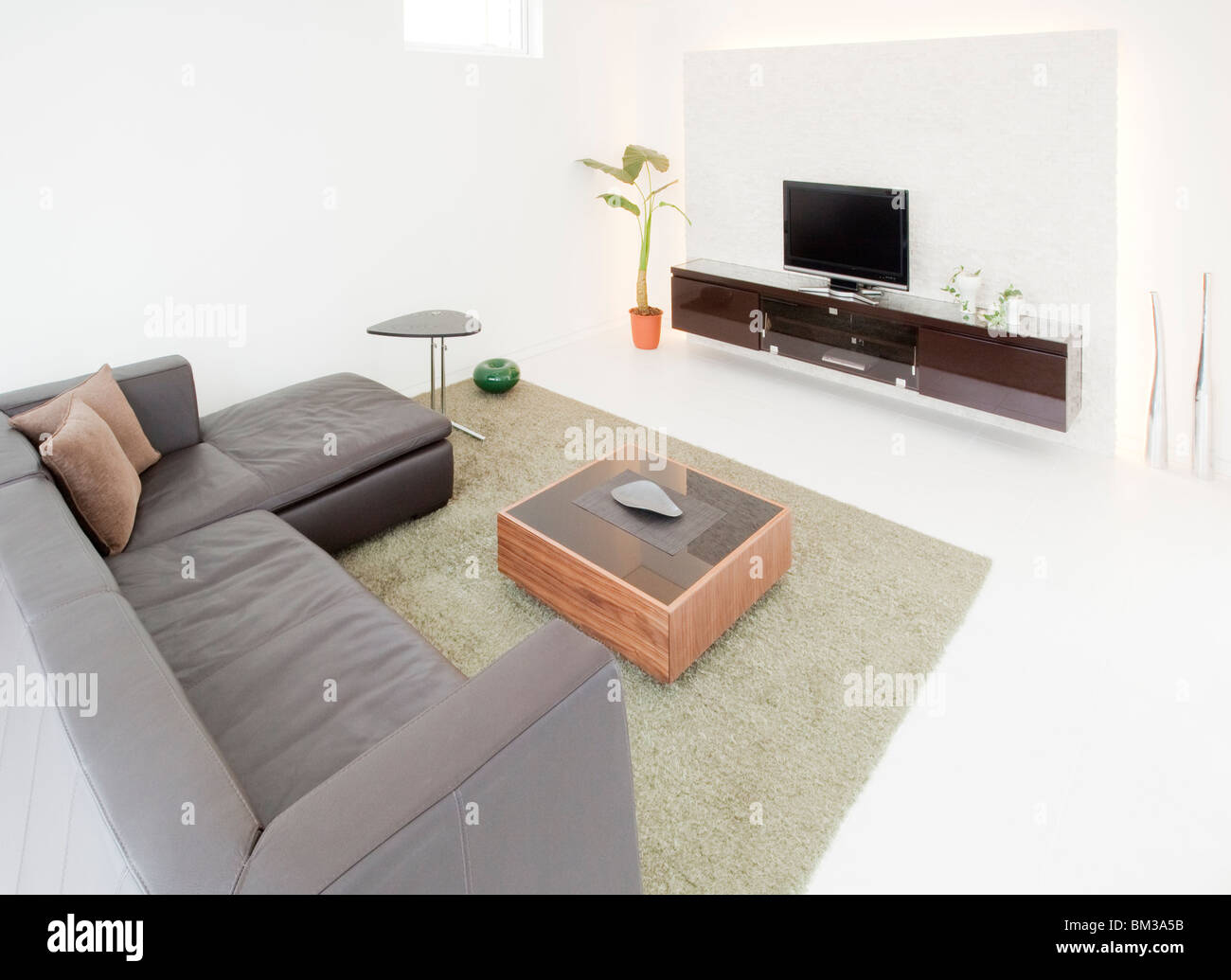 Modern living room Stock Photo - Alamy
