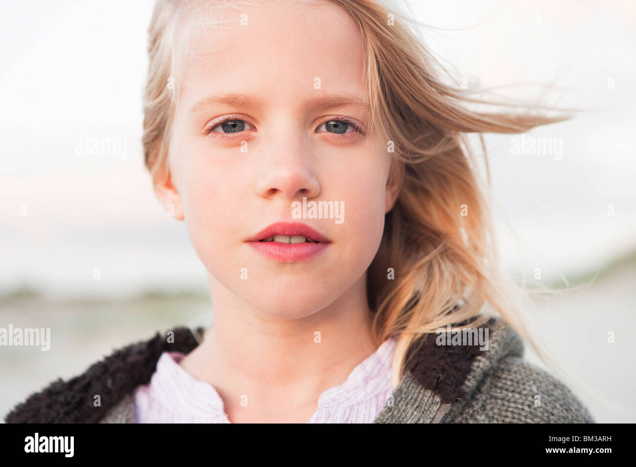 Close up of girl Stock Photo - Alamy