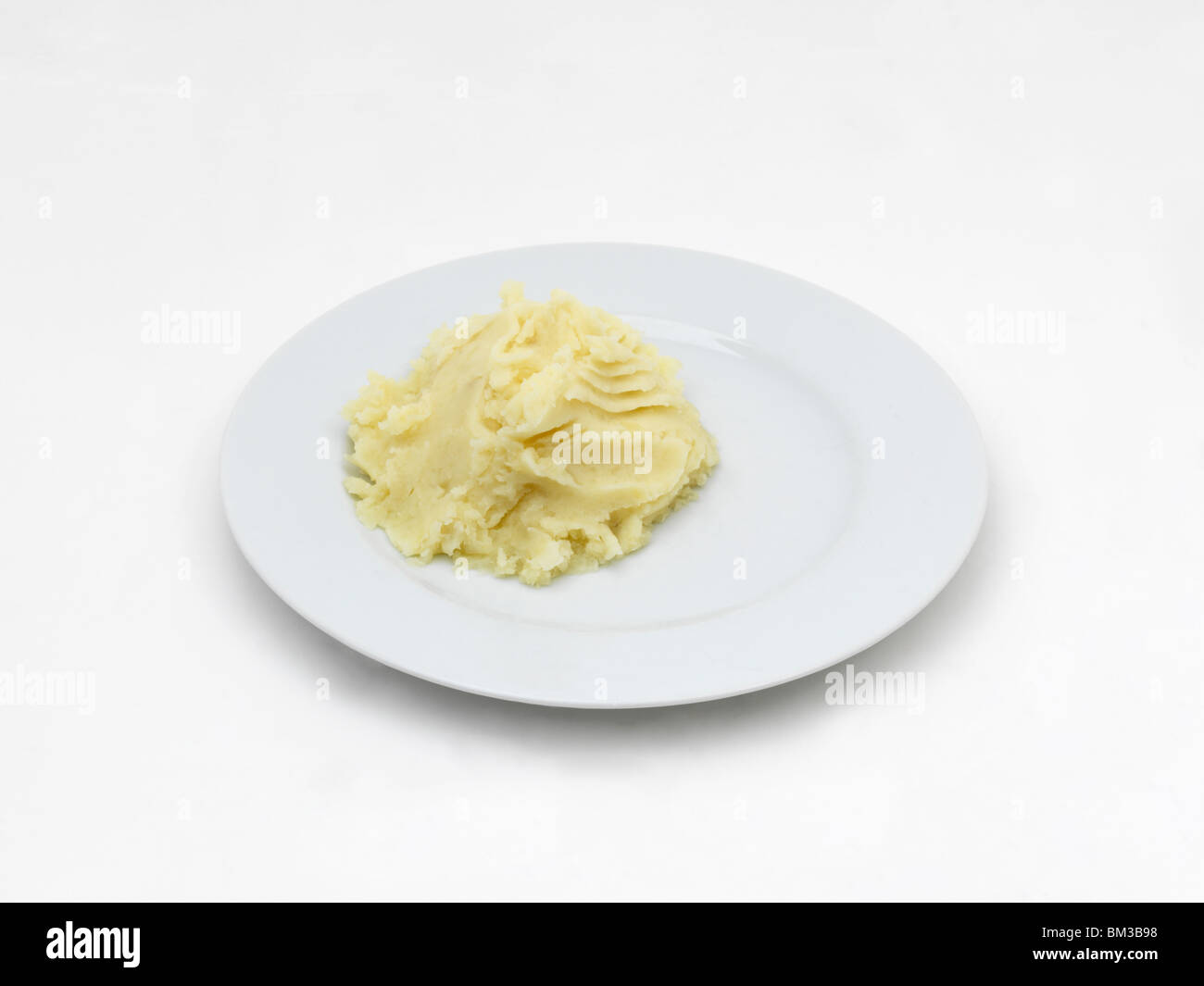 Plate Of Mashed Potato Stock Photo - Alamy