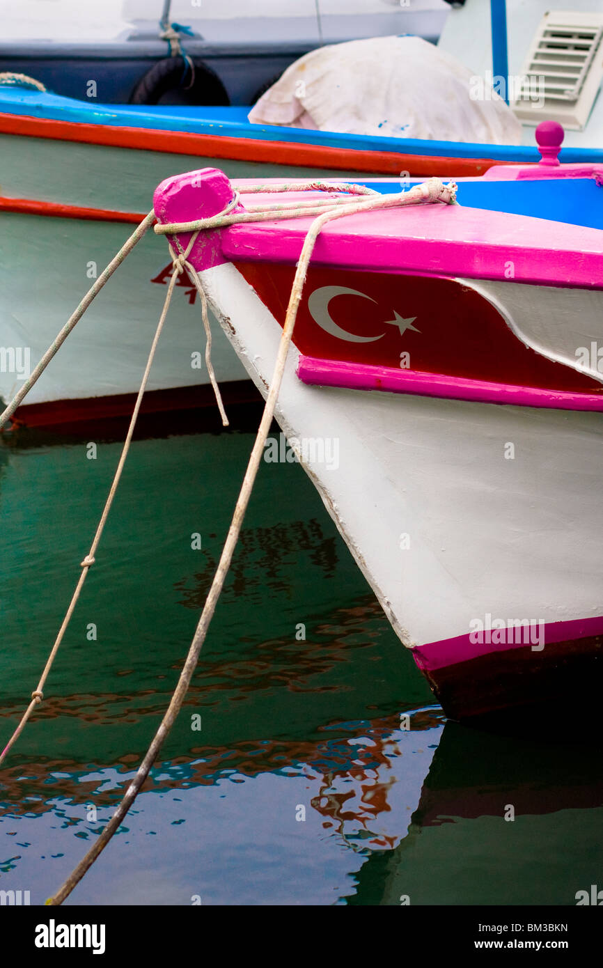 Turkish flag on boat hi-res stock photography and images - Alamy