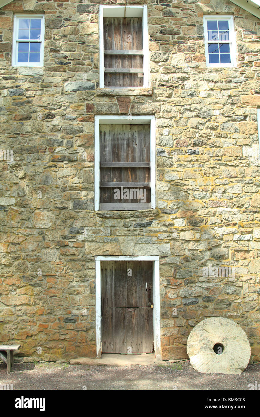 A old mill made of stone Stock Photo - Alamy
