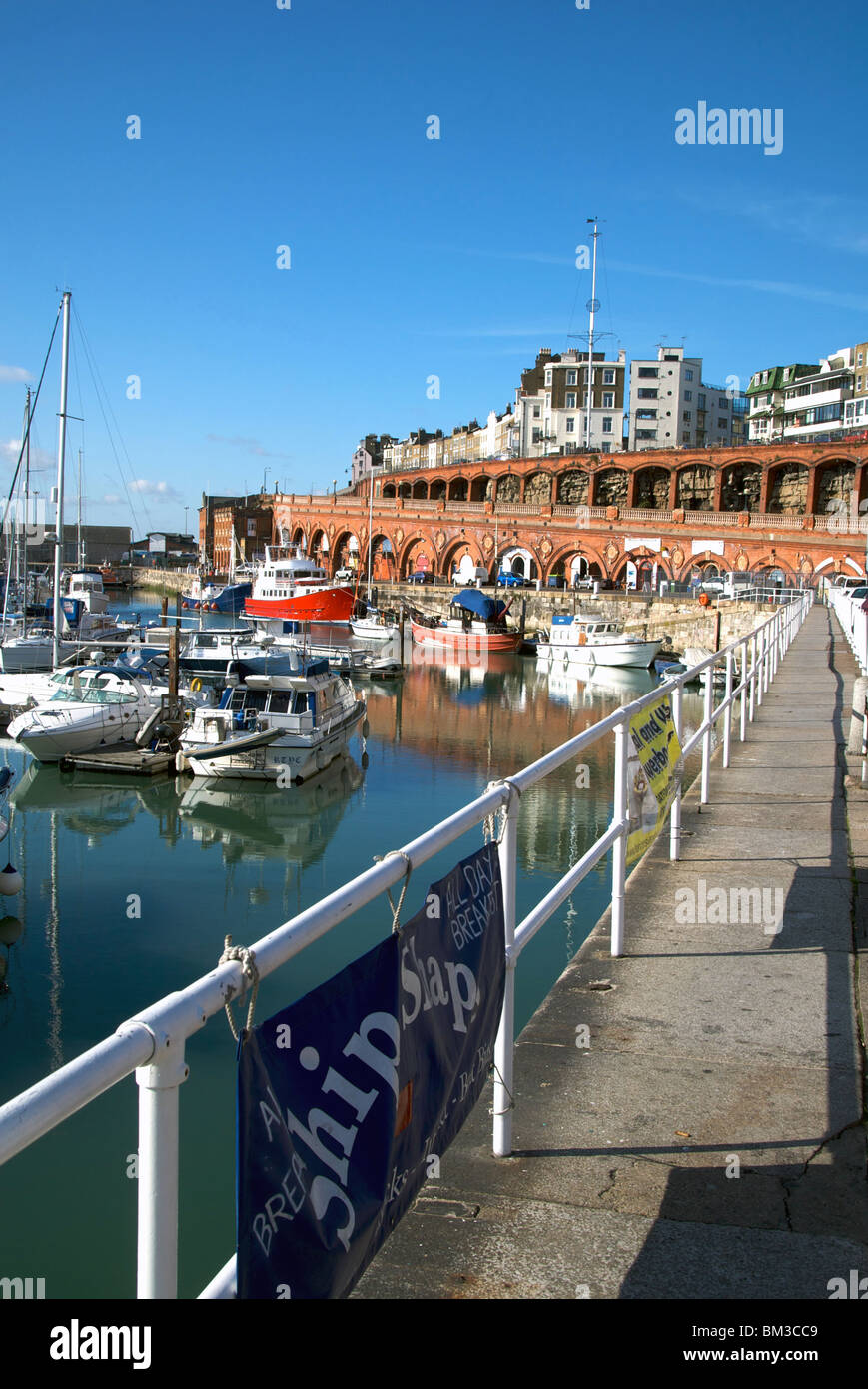 Ramsgate Kent UK Seafront Harbor Harbour Marina Stock Photo - Alamy