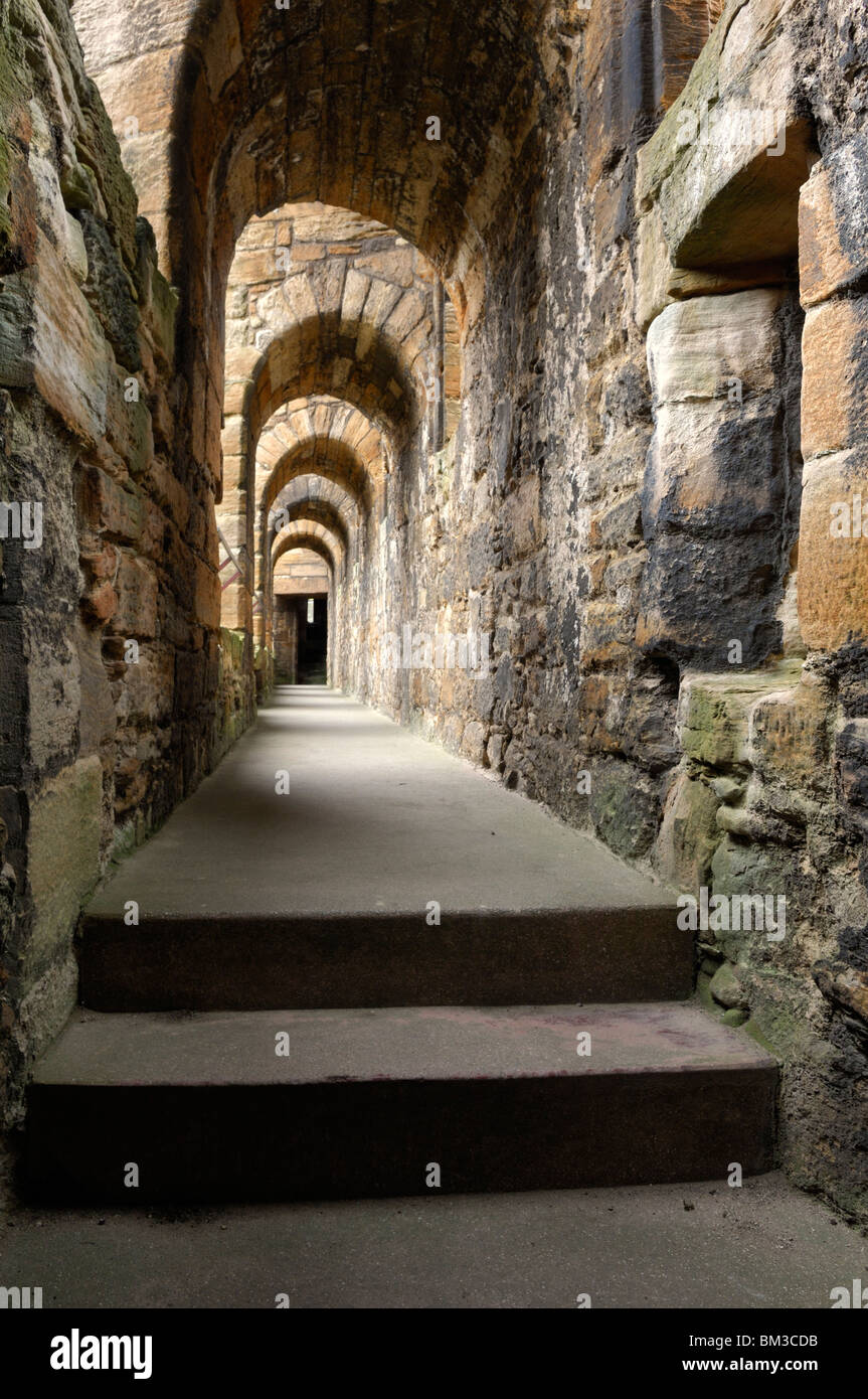Passageway stone castle hi-res stock photography and images - Alamy