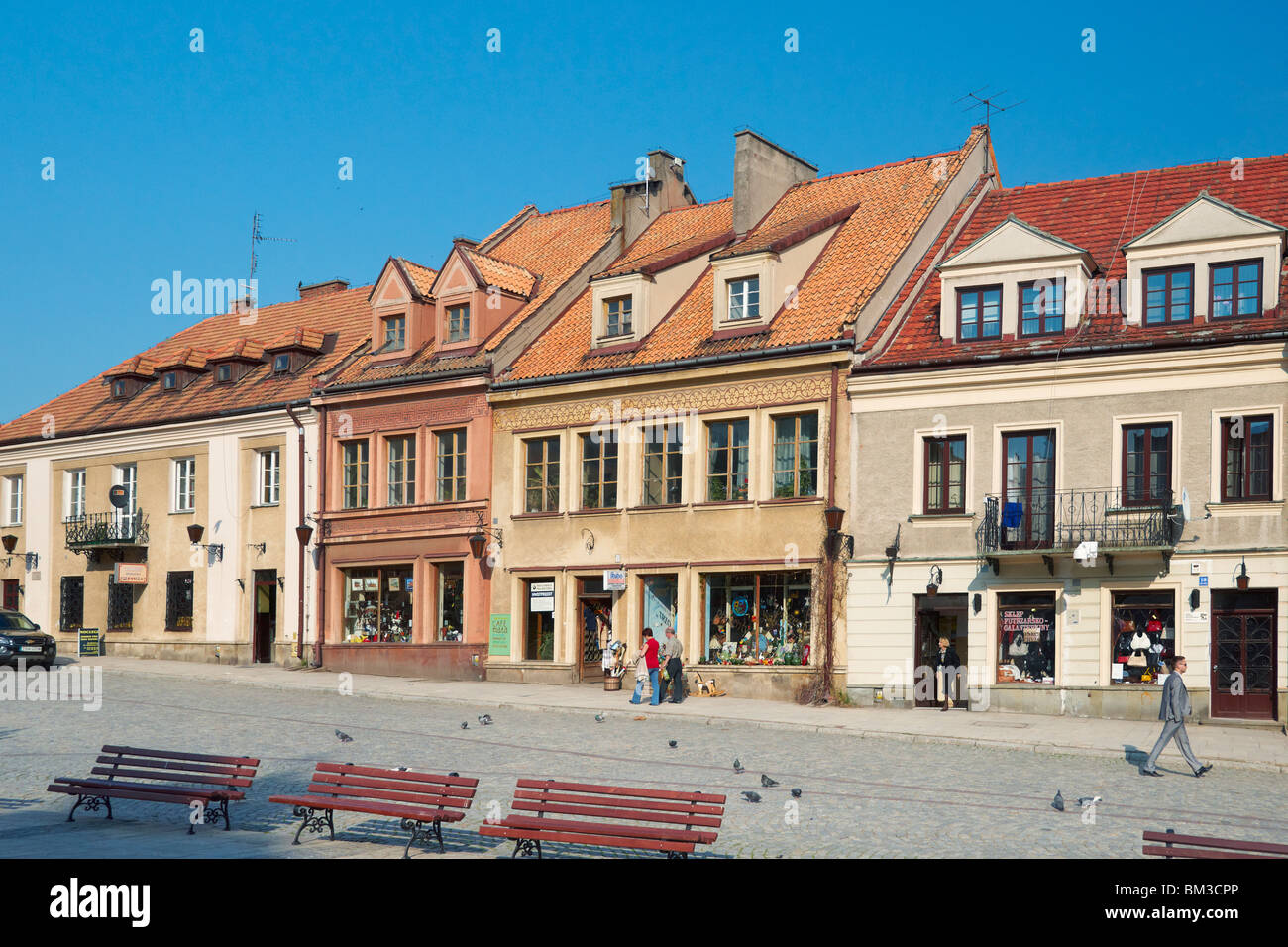 Sandomierz, Old Town Square, Poland Stock Photo - Alamy